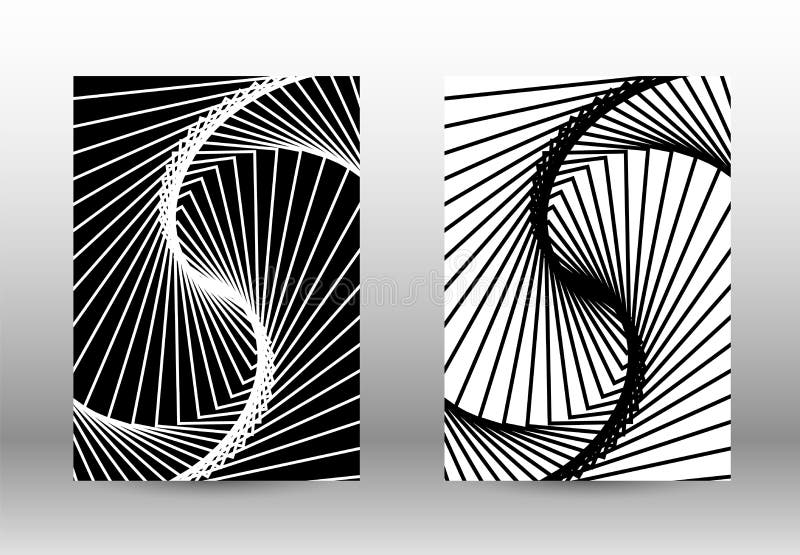 Set of Abstract Patterns with Distorted Lines. Stock Vector ...