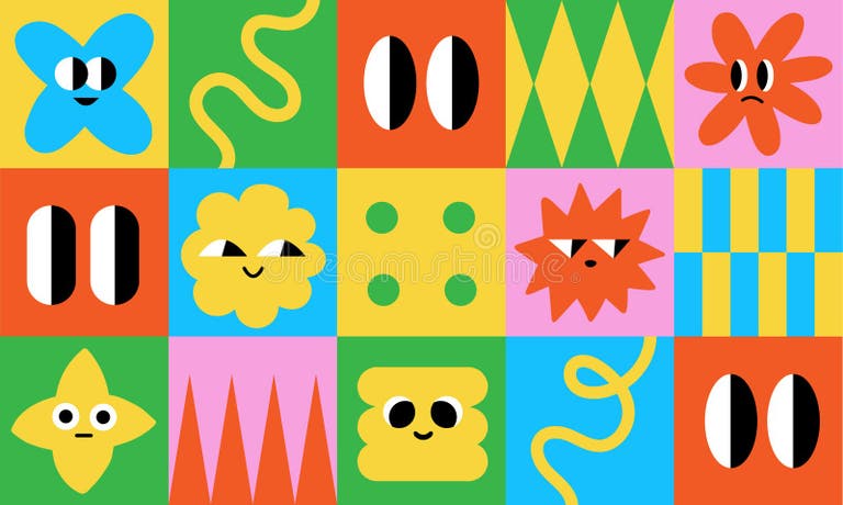 Flat Face Shape Stock Illustrations – 50,907 Flat Face Shape Stock ...