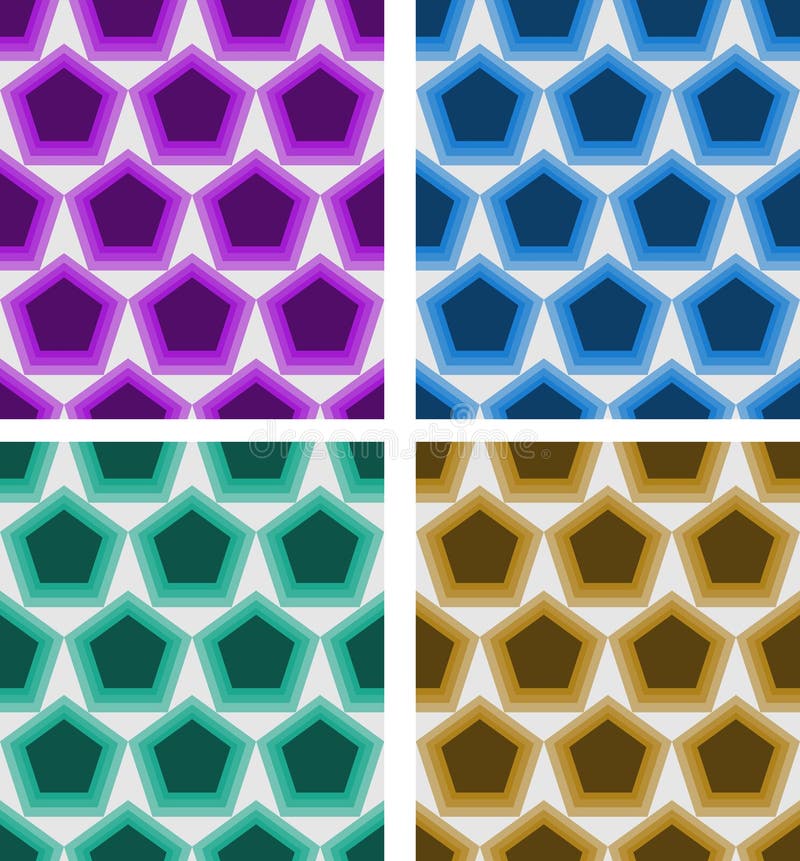 Abstract 3d Pentagonal Prism Infographics Stock Vector - Illustration ...