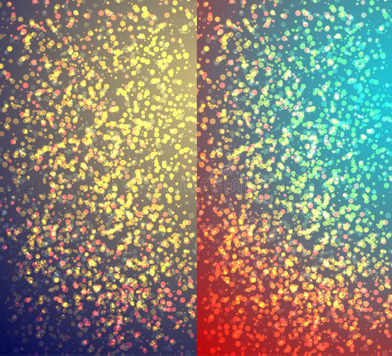 Set from 2 Abstract Shining Bright Backgrounds for Design Stock Vector ...