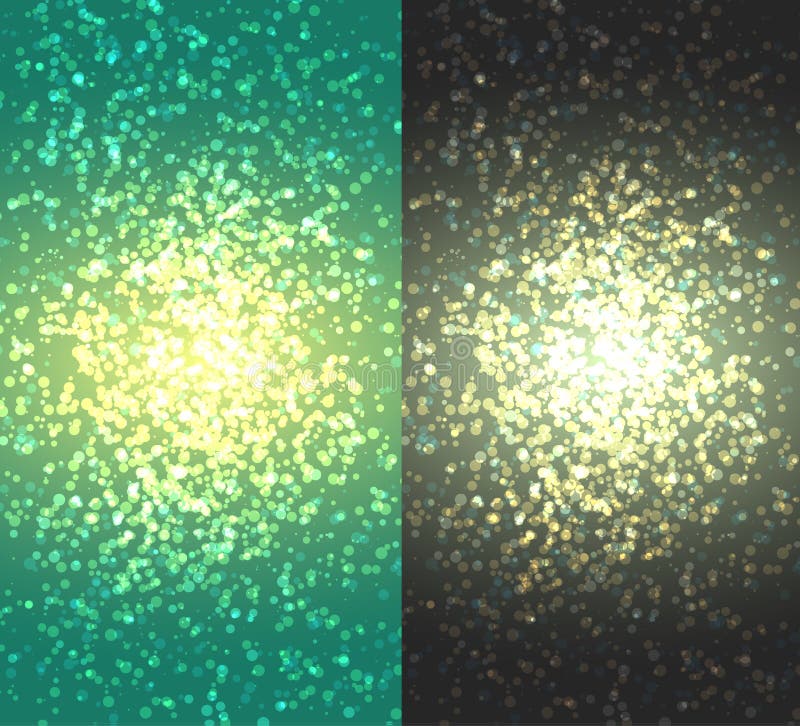 Set from 2 Abstract Shining Bright Backgrounds for Design Stock Vector ...