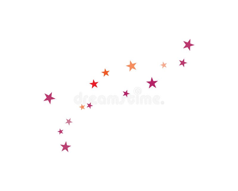 Set of Abstract Stars Background Template Vector Illustration Stock ...