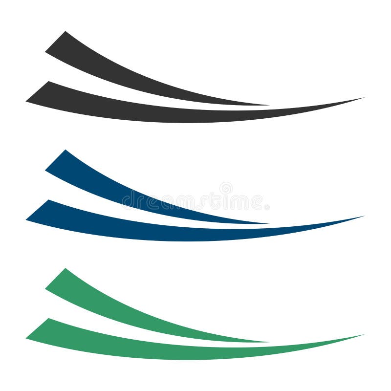 Abstract Swoosh Logo Template Illustration Design. Vector EPS 10 Stock ...