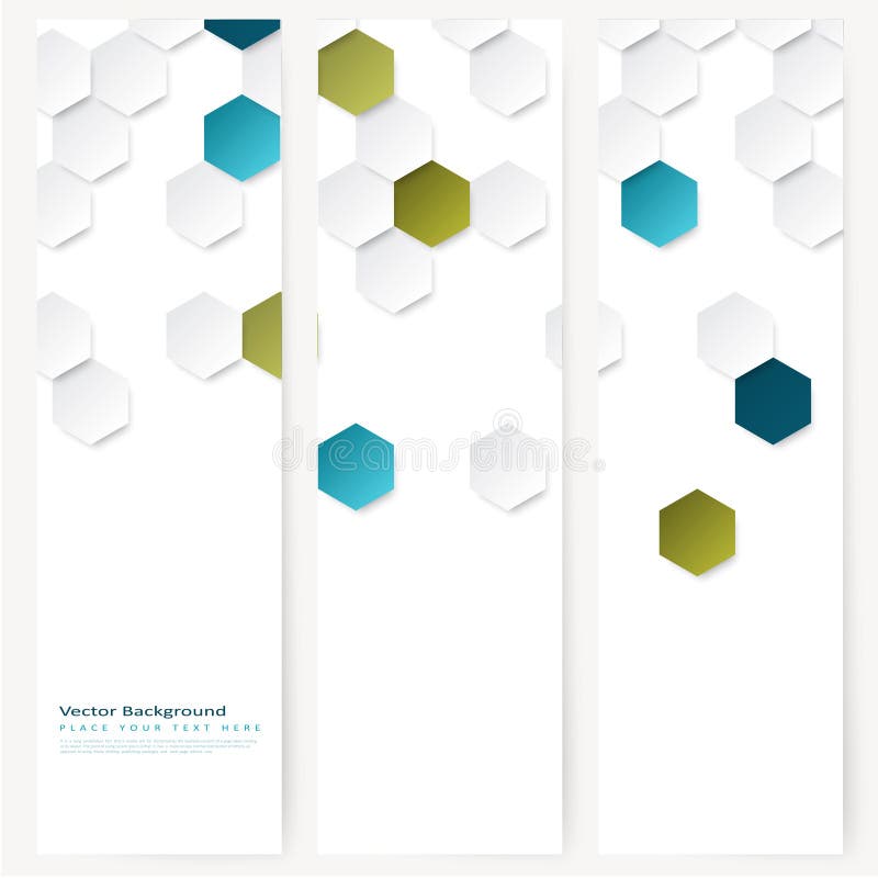 Abstract Template Vertical Perspective Banner Stock Vector ...