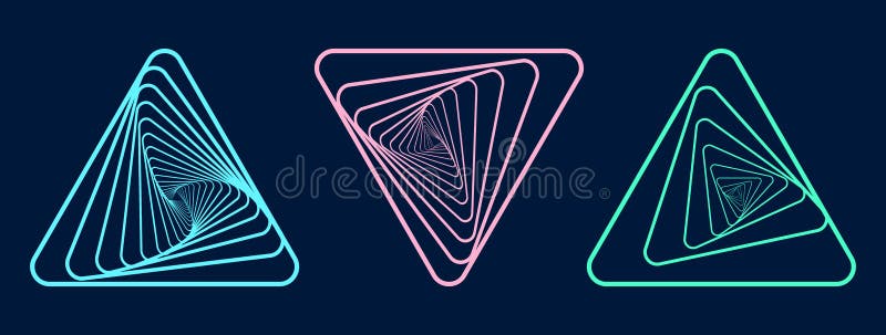 Set of Abstract Twisting Tunnels of Different Shapes from Triangles ...