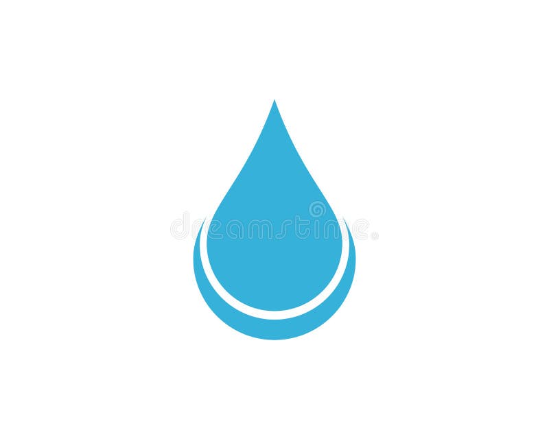 Set of Abstract Water Drops Symbols Stock Vector - Illustration of ...