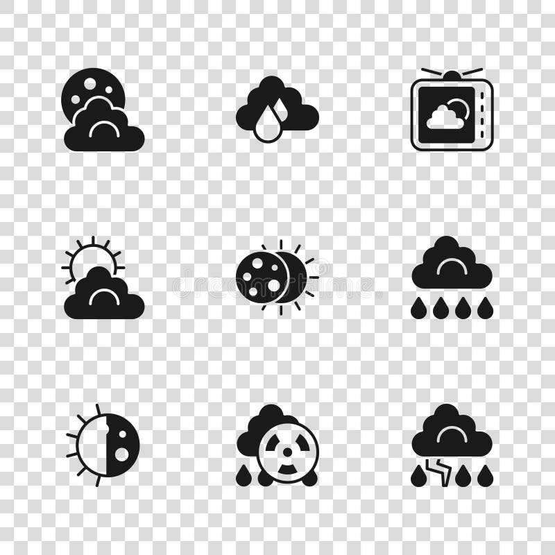 Set Acid Rain Radioactive Cloud, Cloud with, and Lightning, Eclipse of ...