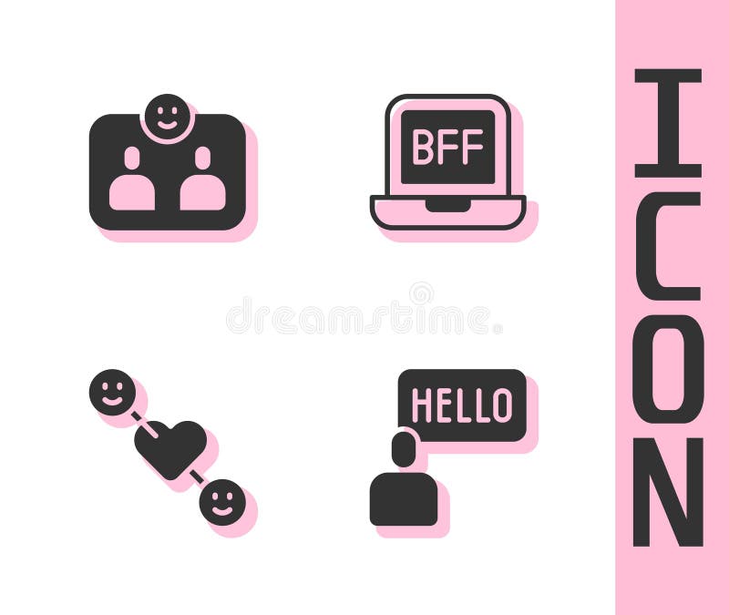 Set Acquaintance, Friends Forever, Romantic Relationship and BFF Best ...