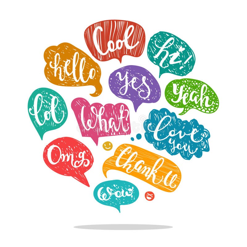 Set of Acronyms and Abbreviations Stock Vector - Illustration of great ...