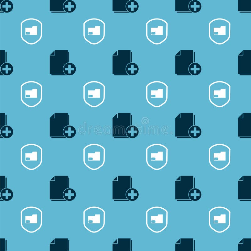 Set Add New File and Document Folder Protection on Seamless Pattern ... Set Add New File and Document Folder Protection on Seamless Pattern ...