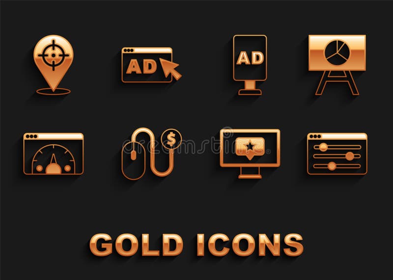 Set Advertising, Board with Graph Chart, Browser Setting, Monitor Star ... Set Advertising, Board with Graph Chart, Browser Setting, Monitor Star ...