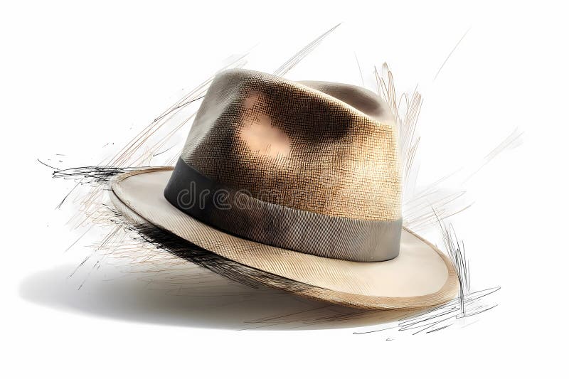 Exploring Elegance with a Stylish Brown Fedora Hat in an Artistic ...