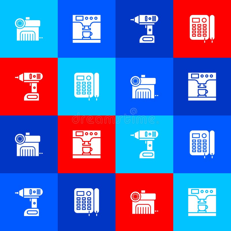 Set Air Compressor, Coffee Machine and Cup, Electric Cordless ...