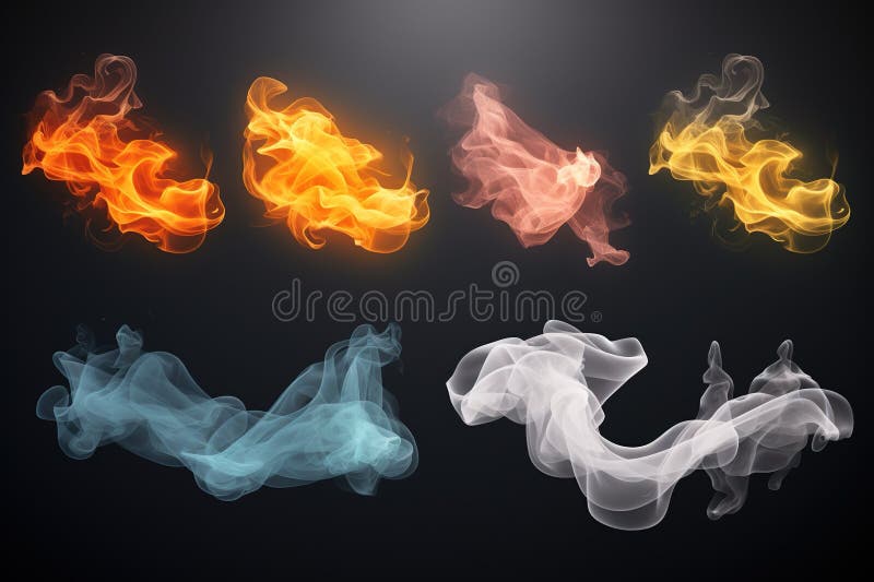 Set of Air Flow Effect, Cold White Wind Effect, Blowing Mist, Smoke or ...