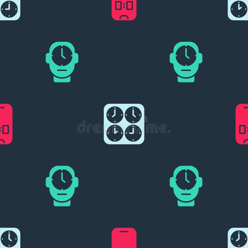 Set Alarm Clock App Mobile, Time Zone Clocks and Clock on Seamless ...