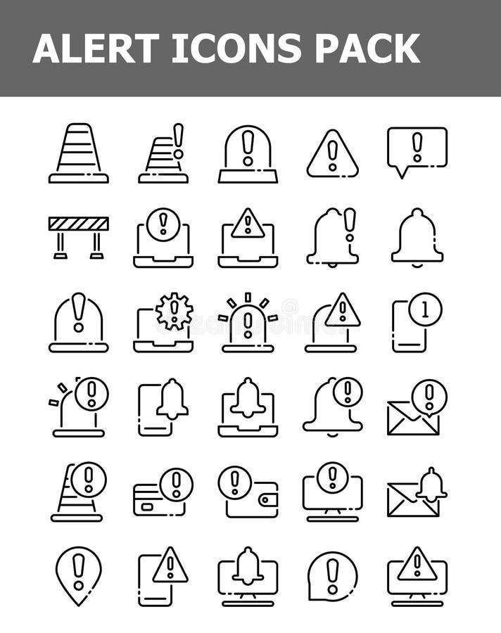 Warning Icons Stock Illustrations – 56,330 Warning Icons Stock ...