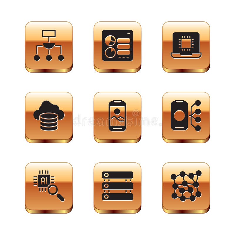 Set Algorithm, Processor CPU, Server, Data, Mobile Phone, Cloud ... Set Algorithm, Processor CPU, Server, Data, Mobile Phone, Cloud ...