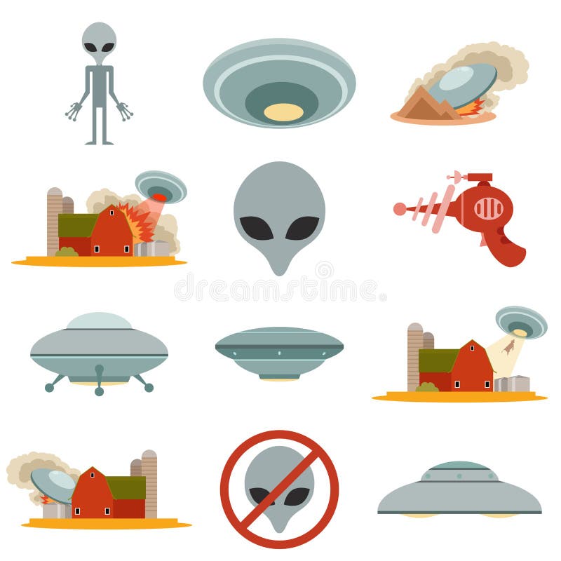 Alien invasion stock illustration. Illustration of dramatic - 86610151