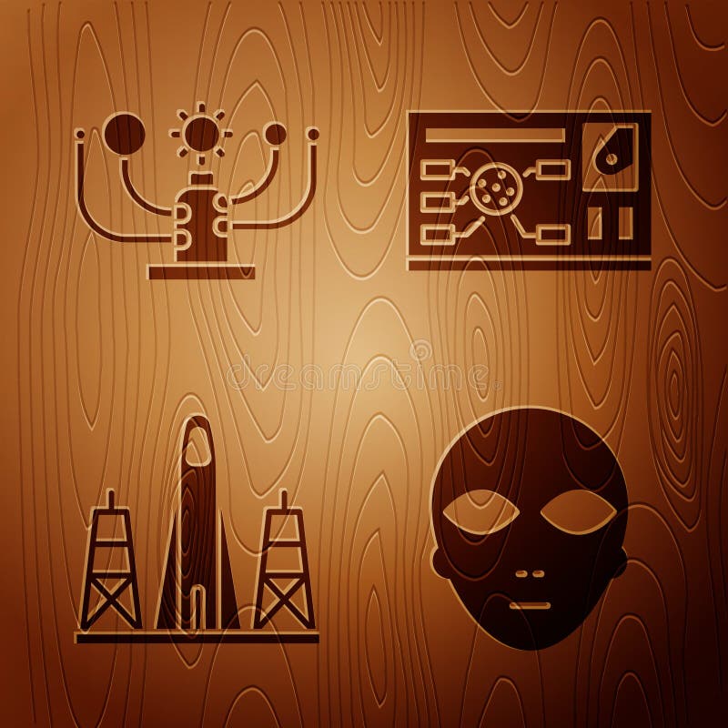 Alien Solar System stock illustration. Illustration of alien - 48788358