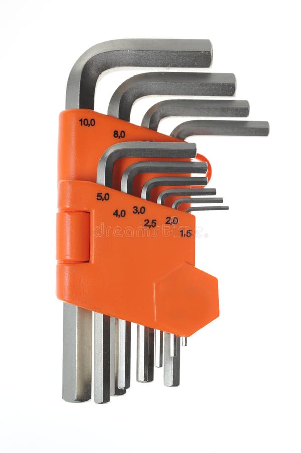 A Set of Allen Keys stock photo. Image of adjust, chromium - 11095110