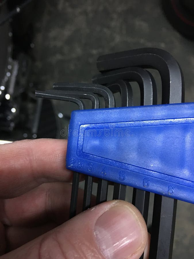 Set of Allen keys stock image. Image of service, detail - 294144313