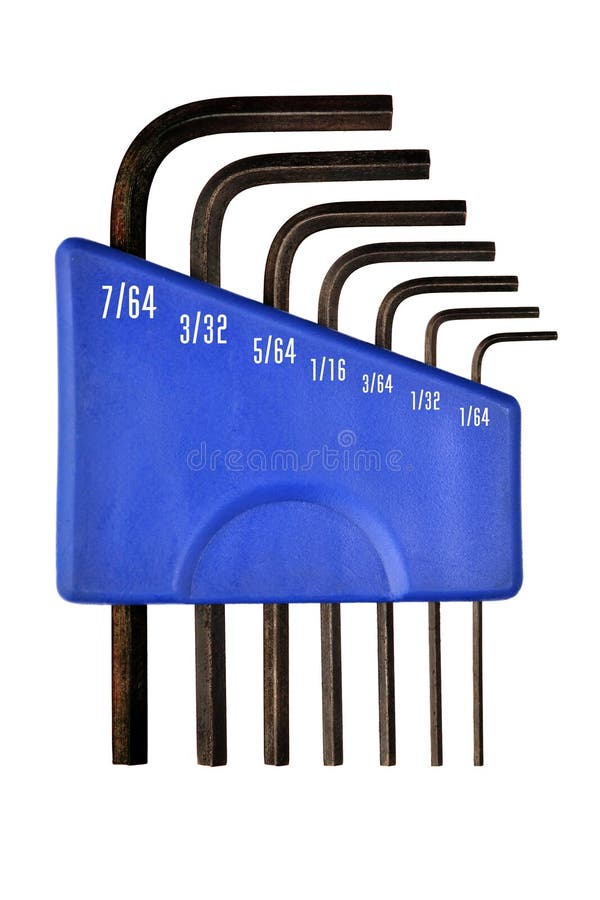 Set of allen keys stock image. Image of ince, inch, plastic - 48591103