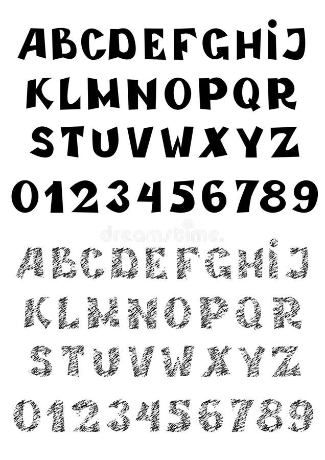 Set of alphabet stock vector. Illustration of training - 35560949