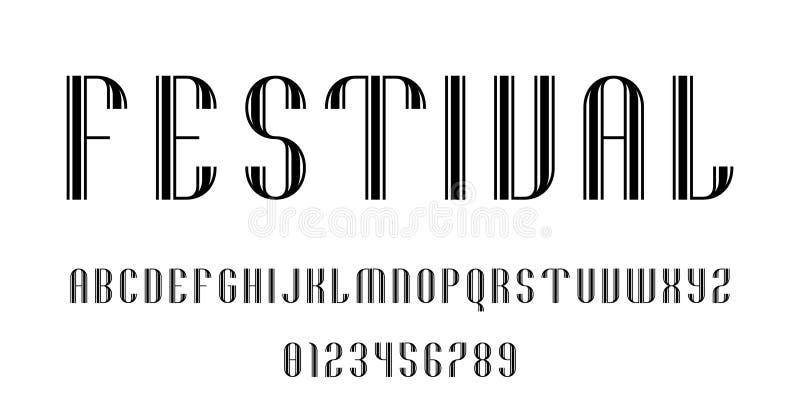 Set of Alphabets Font Letters and Numbers Stock Vector - Illustration ...