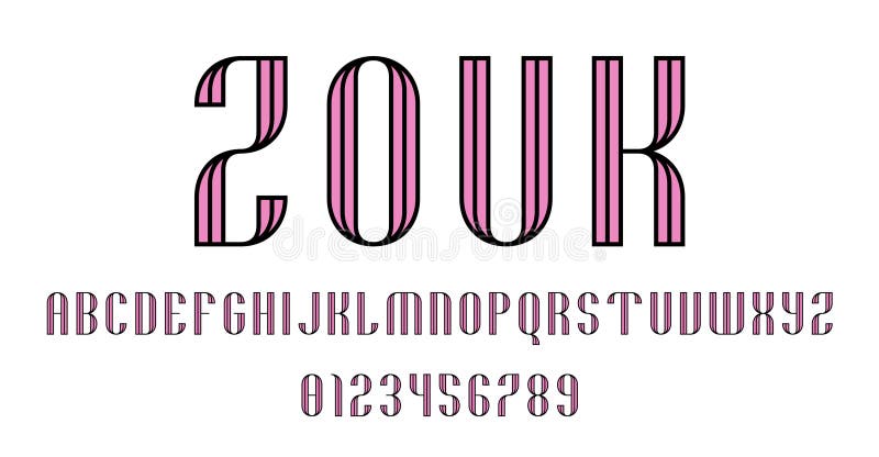 Set of Alphabets Font Letters and Numbers Stock Vector - Illustration of urban, name: 295580150