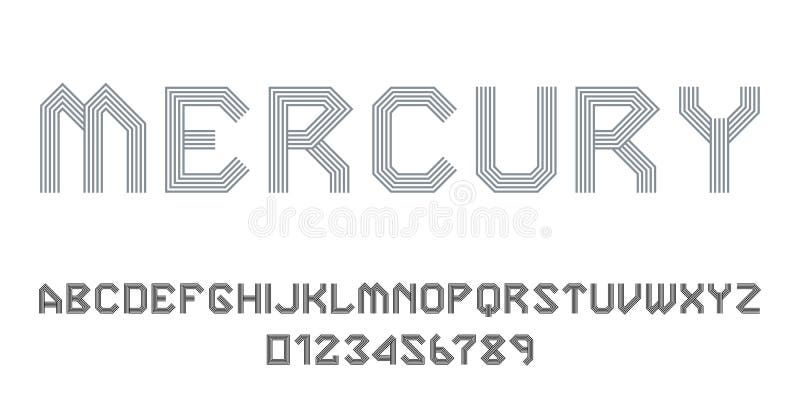 Set of Alphabets Font Letters and Numbers Stock Vector - Illustration ...