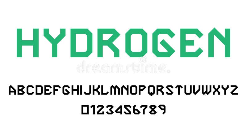 Set of Alphabets Font Letters and Numbers Stock Vector - Illustration ...