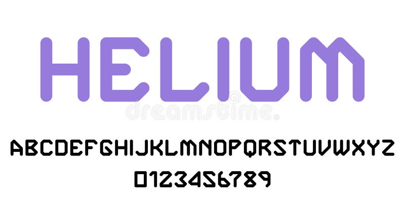 Set of Alphabets Font Letters and Numbers Stock Vector - Illustration ...