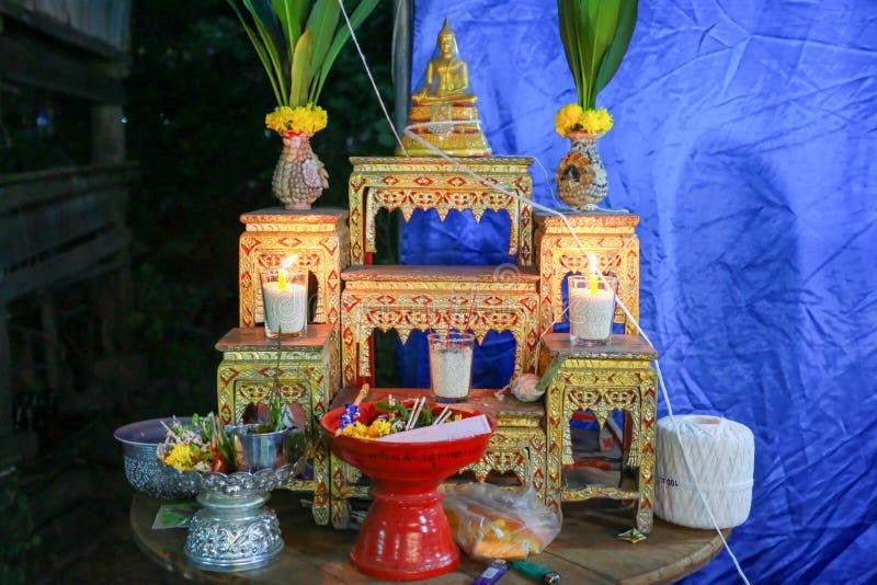 Set of altar table. stock image. Image of altar, setting - 26246791