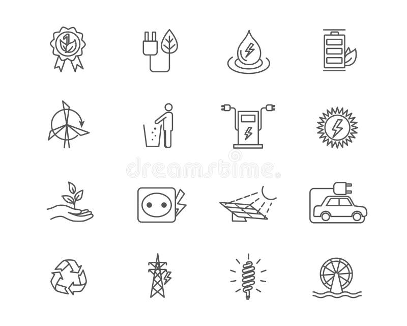 Alternative Energy Sources Concept Stock Vector - Illustration of earth ...