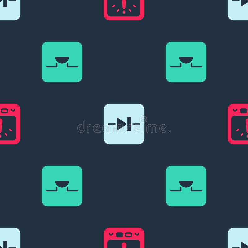 Set Ampere Meter, Multimeter, Diode in Electronic Circuit and Buzzer on ...