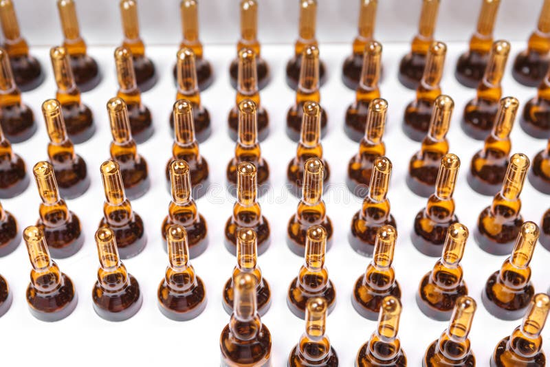 A Set of Ampoules for Injection in a Box Stock Photo - Image of drug ...