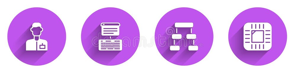 Set Analyst Engineer, Server, Data, Web Hosting, Hierarchy Organogram Chart and Processor with ...