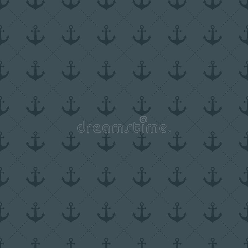 Set of Anchor Marine Old Icon, Ship Security Object Element, Vector ...