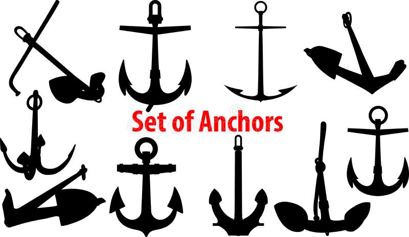 Types Anchors Stock Illustrations – 30 Types Anchors Stock ...