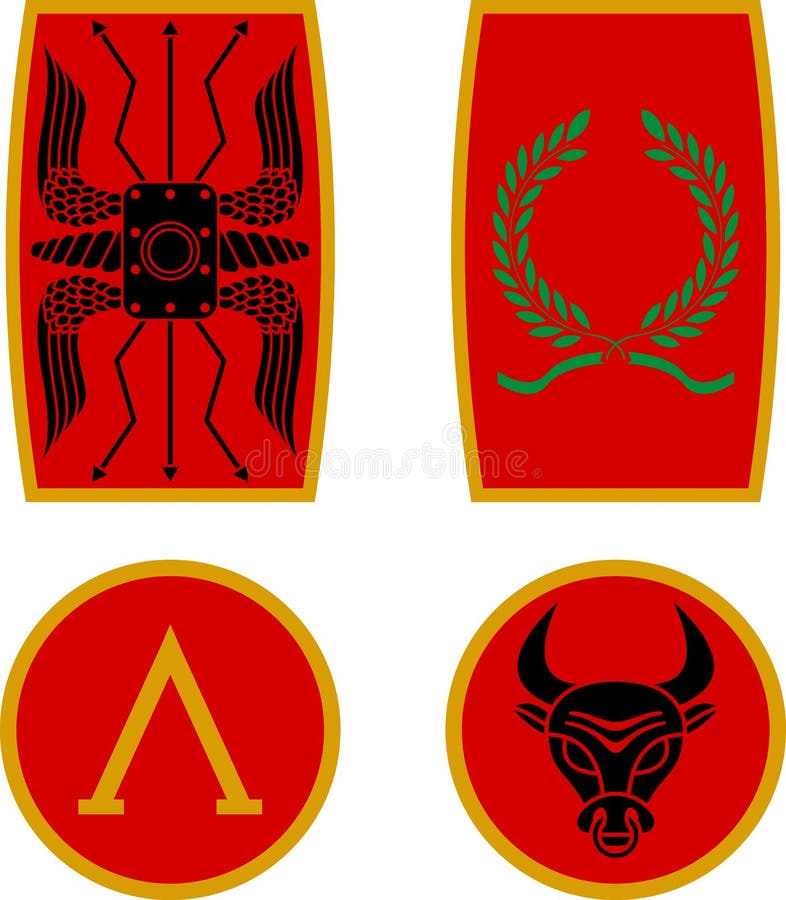 Roman Legion Shield Designs