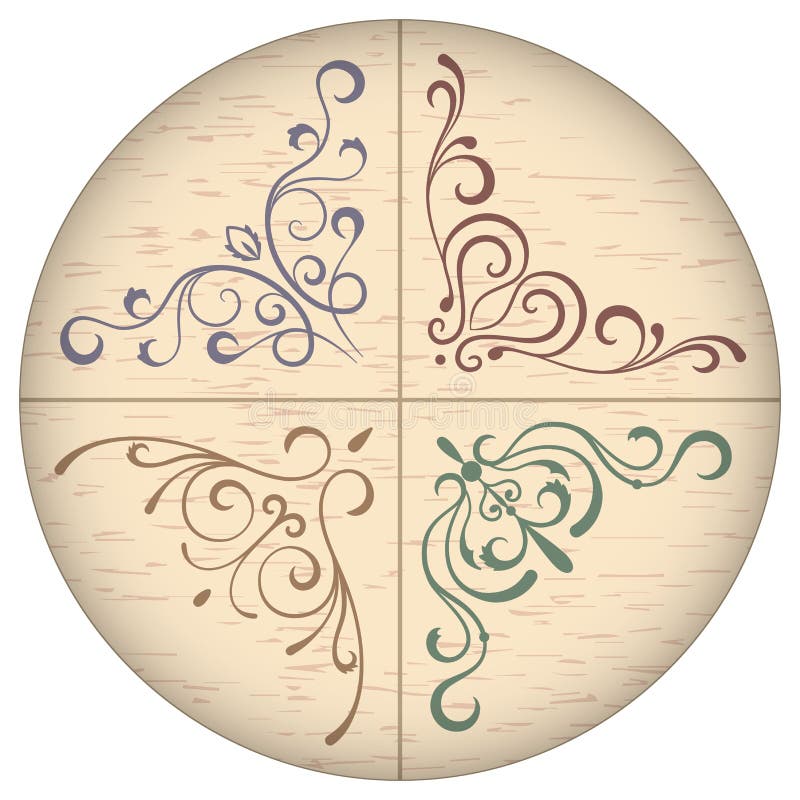 Set of Decorative Elements. Corner Design Stock Vector - Illustration ...