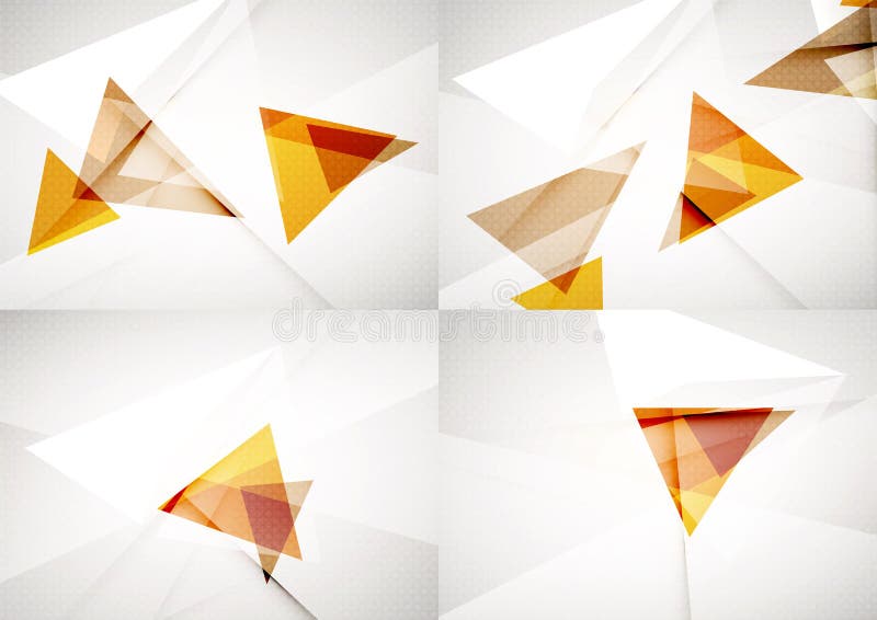 Set of Angle and Straight Lines Design Abstract Stock Vector ...