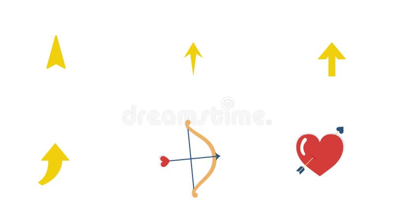 Set of Animated Arrows Sign Design Element Stock Footage - Video of ...