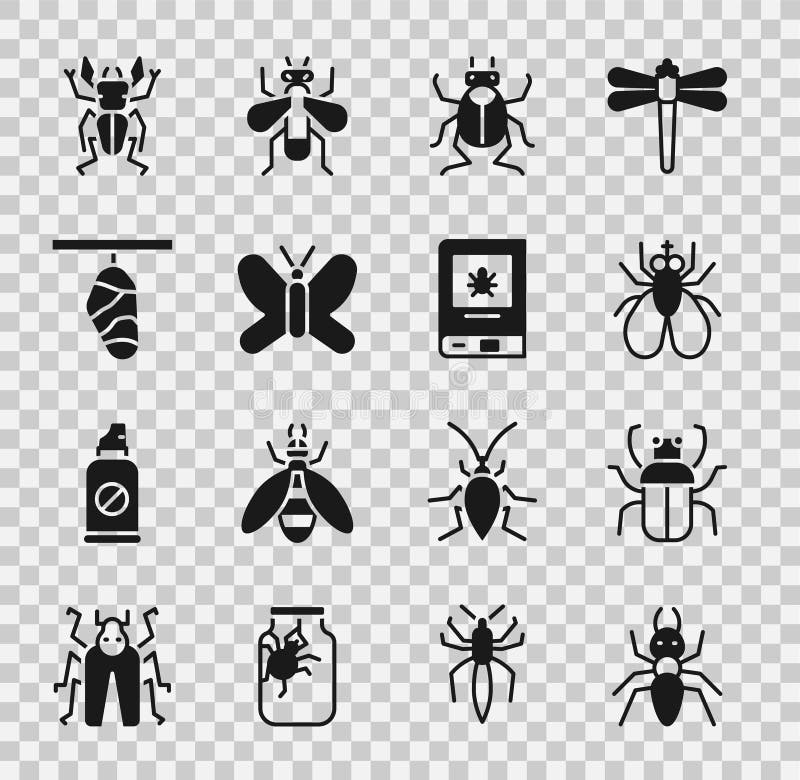 Set Ant, Stink Bug, Insect Fly, Beetle, Butterfly, Cocoon, Deer and ...