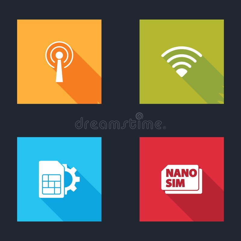 Set Antenna, Wi-Fi Wireless Network, Sim Card Setting and Nano Card ...