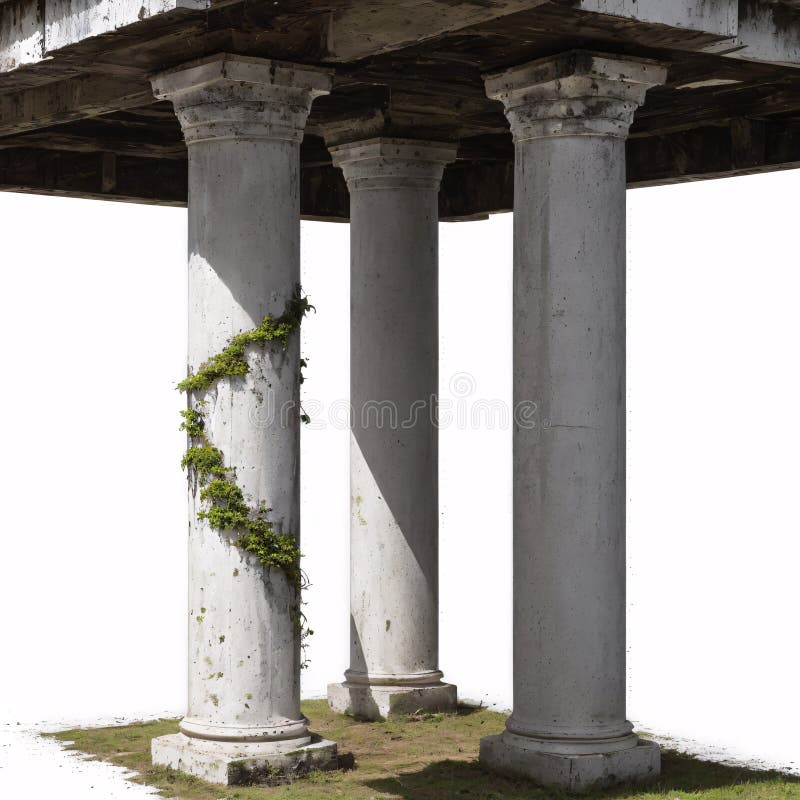 Greek Roman Column Ivy Stock Illustrations – 51 Greek Roman Column Ivy ...
