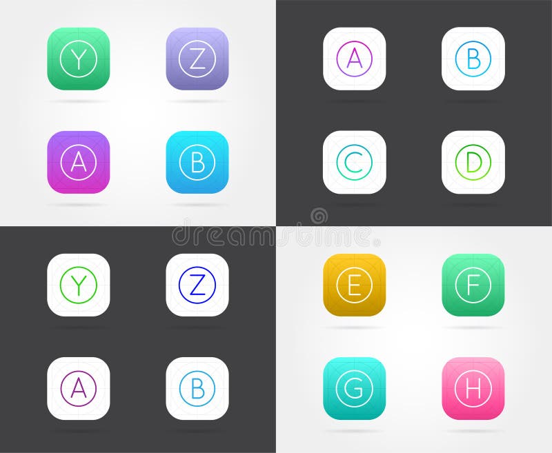 App Icon Templates stock vector. Illustration of metallic - 29547224 App Icon Templates stock vector. Illustration of metallic - 29547224