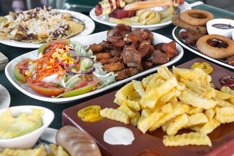 Set of appetizers stock image. Image of beer, glasses - 268565251