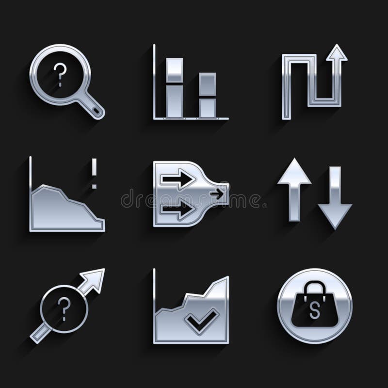 Increase Decrease Icon Collection Stock Illustrations – 563 Increase Decrease Icon Collection ...