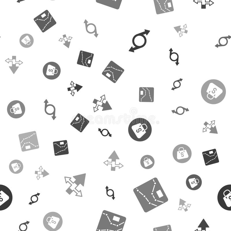 Set Arrow, Graph, Chart, Diagram, Shopping Bag with Sale and on ...